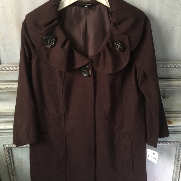 zinc | Jackets & Coats | Zinc Nordstrom Rack Short Brown Light Weight ...
